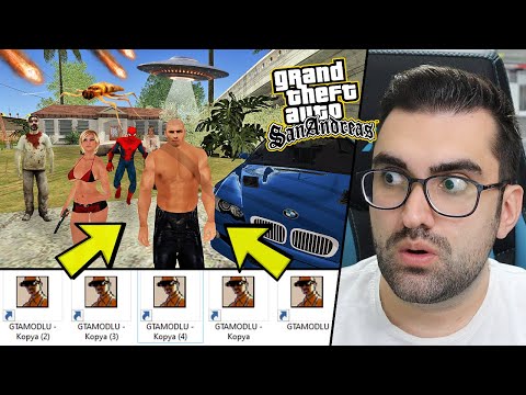 GTA SAN ANDREAS 'DA TÜM MODLARI AYNI ANDA OYNAMAK ! OYUN ÇILDIRDI