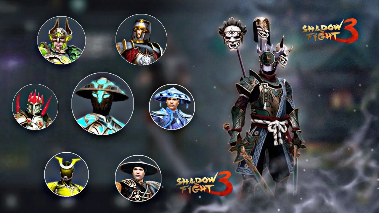 Shadow Fight 3 | Dead Forest Triad vs Control Lost Bosses - YouTube