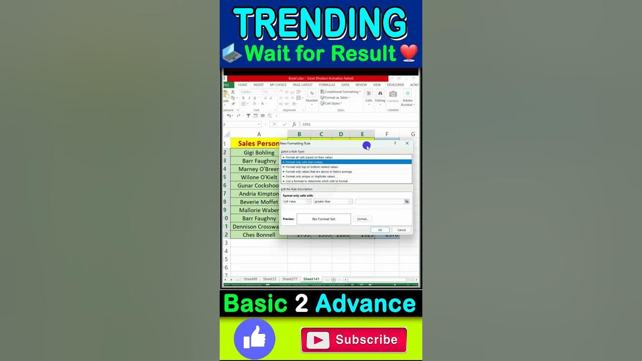 COLOR FILTARING IN EXCEL #msexcel #shorts #viralshorts #excel #Onlineearnings - YouTube