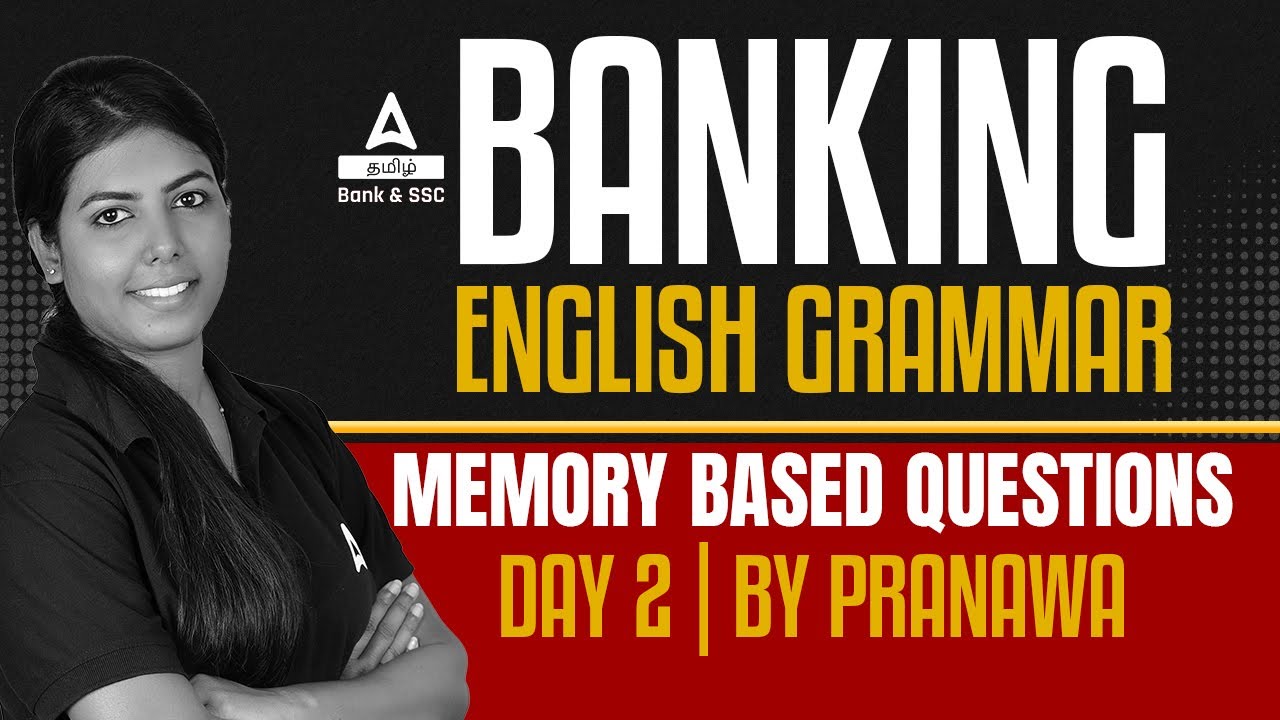 BANKING ENGLISH GRAMMAR for PO & Clerk | Memory Based Questions | Day 2 ...
