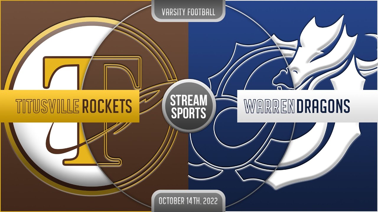 Titusville Rocket Football 2022 - Week 8 vs Warren Dragons - YouTube
