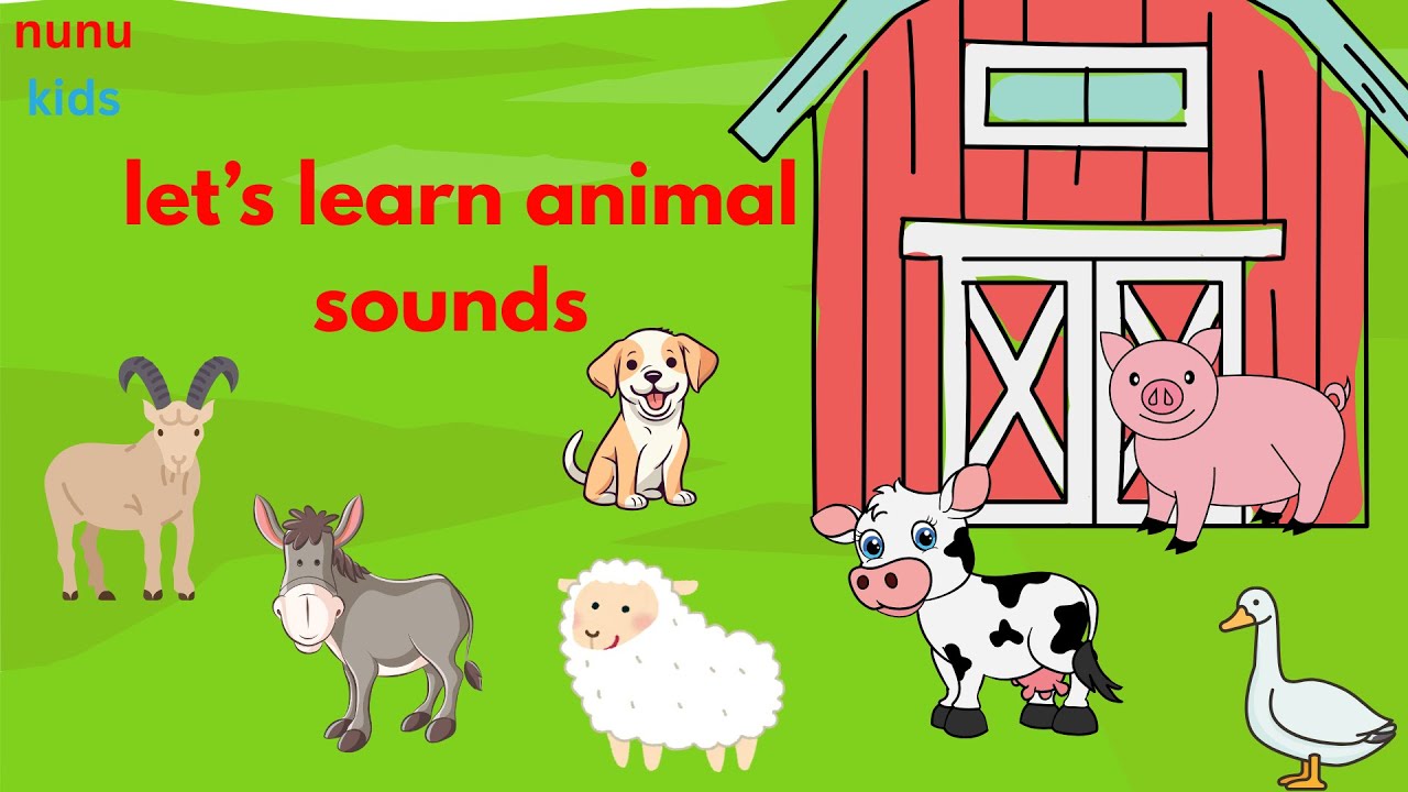 Animal sounds song: Learn Animal Sounds for kids - YouTube