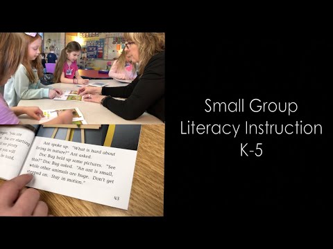 Small Group Literacy Instruction K-5 - YouTube