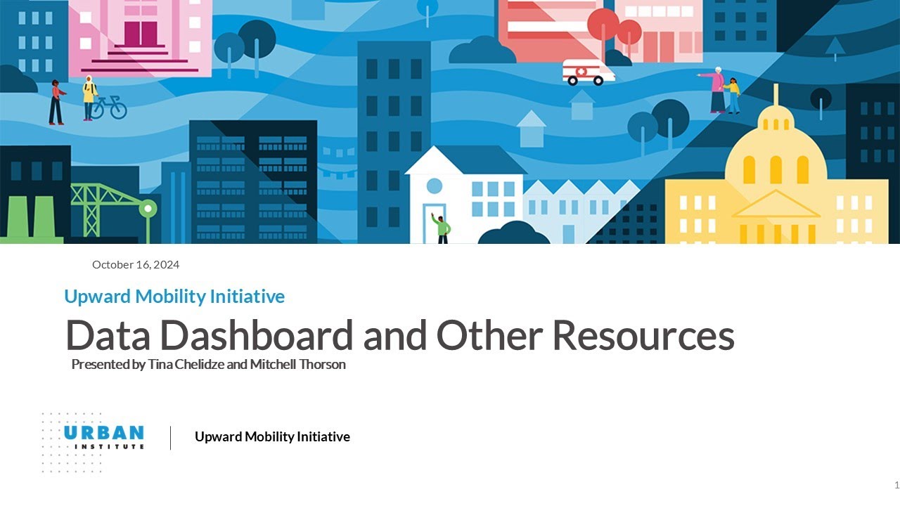 Using the Upward Mobility Data Dashboard - YouTube
