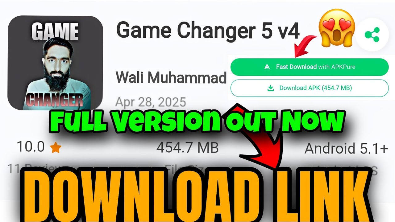 Finally Game Changer 5 V4 Full Version Released 🔥 Game Changer 5 V4 ...
