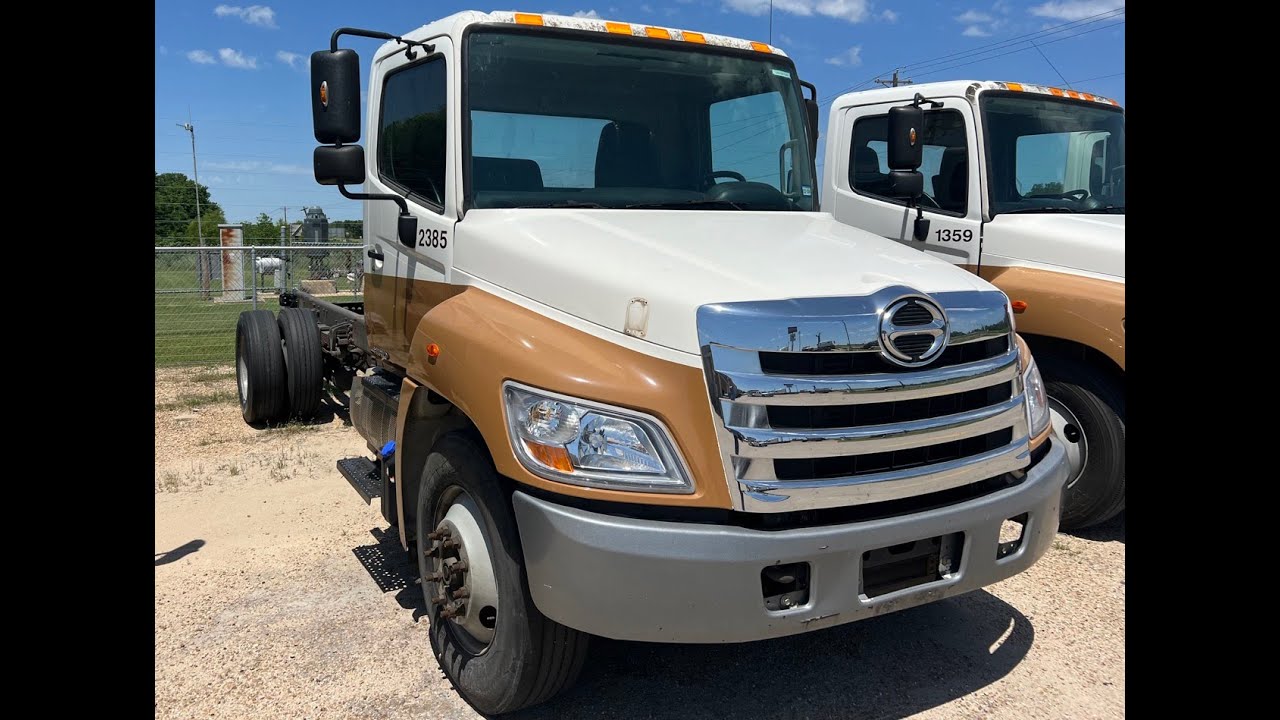 2011 2015 Hino 338 Chassis Only - YouTube