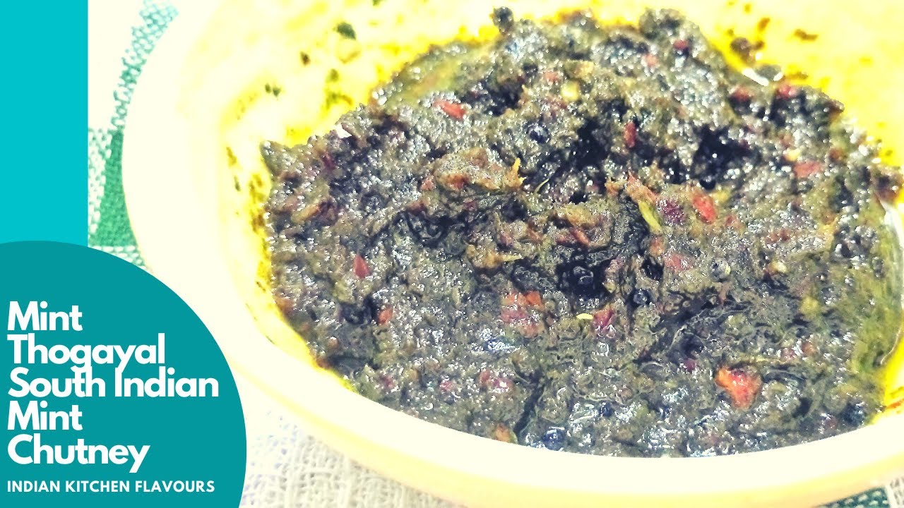 Mint Thogayal | Pudina Chutney | South Indian Style Mint Chutney ...