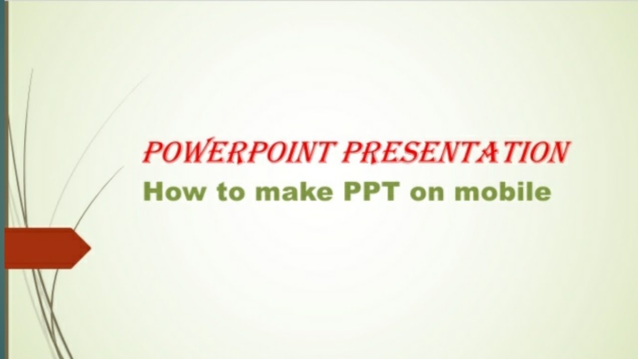 How To Create PPT On Mobile Mobile Par PPT Kaise Banaye YouTube How To Create PPT On Mobile Mobile Par PPT Kaise Banaye YouTube