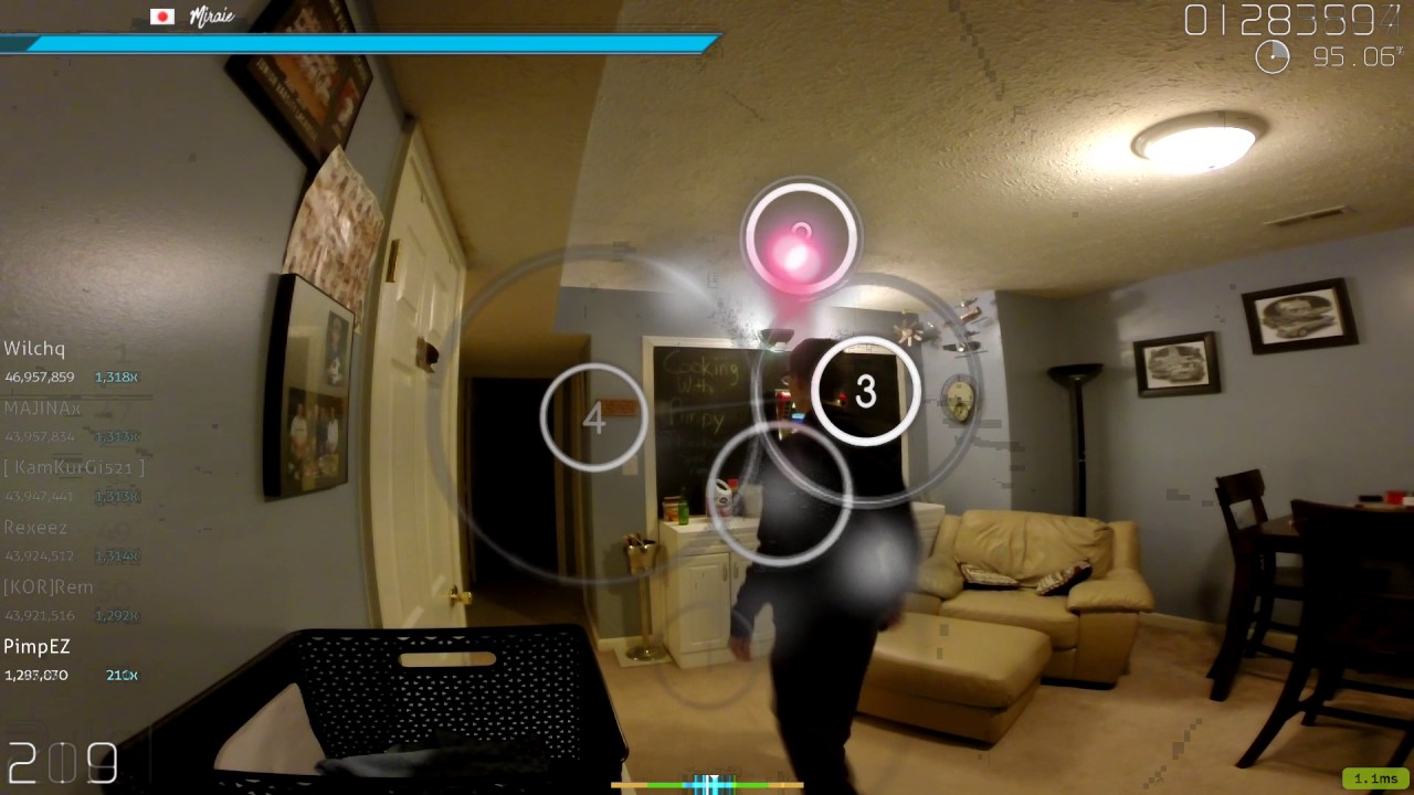 osu green screen test - YouTube