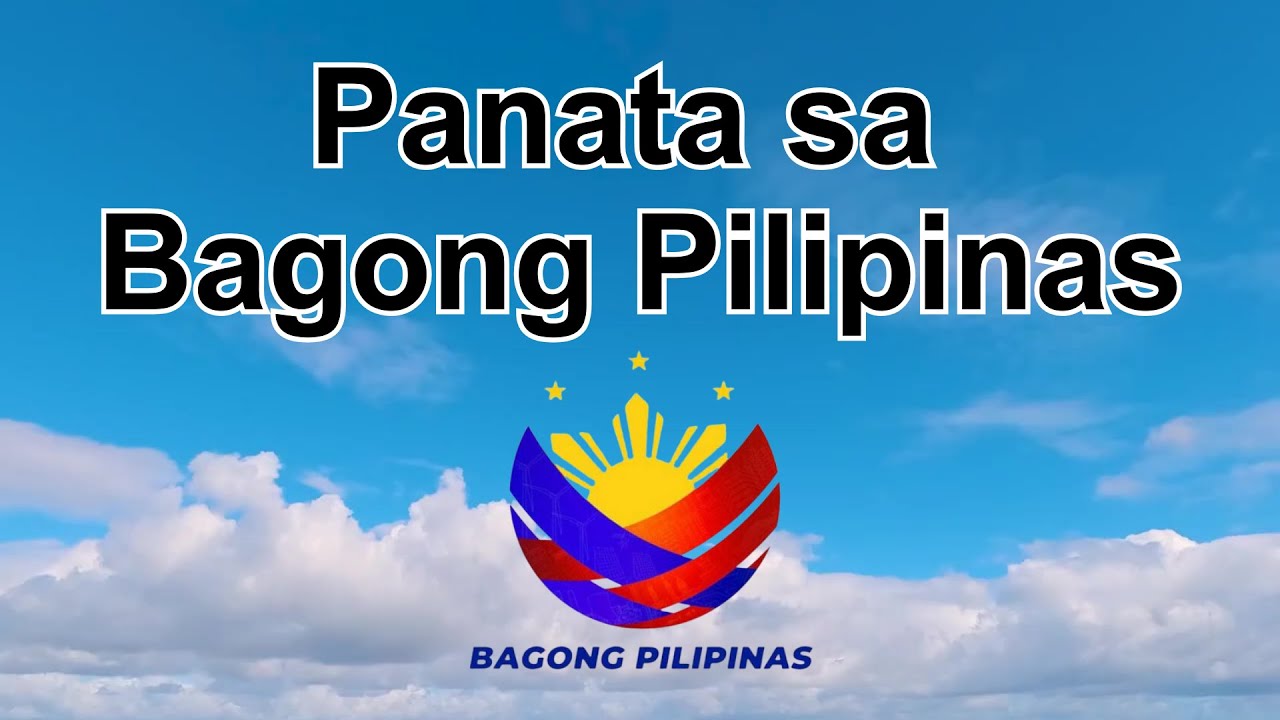 Bagong Pilipinas Pledge | Panata sa Bagong Pilipinas with Lyrics - YouTube