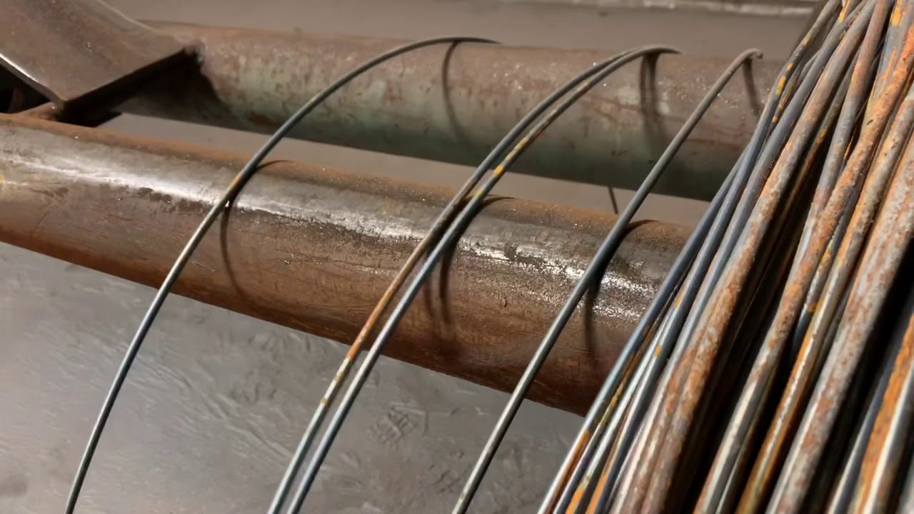 Wire Drawing line - YouTube