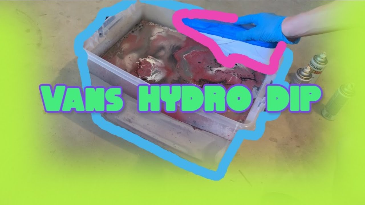 HYDRO DIPPING Vans | Satisfying - YouTube