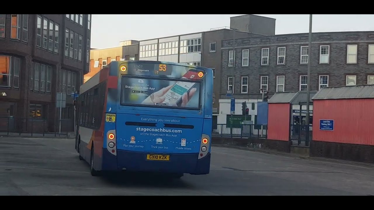 Here is the stagecoach bus 27657 on the number 53 in Guildford ...