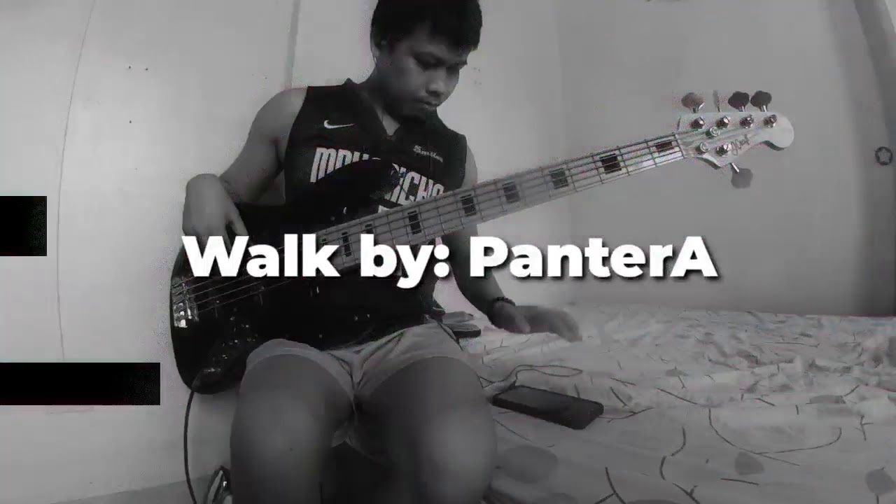 Walk by Pantera Bass cover - YouTube