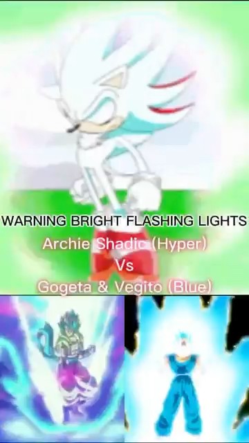Hyper Archie Shadic vs Vegito & Gogeta Blue #sonicthehedgehog #1v2 # ...