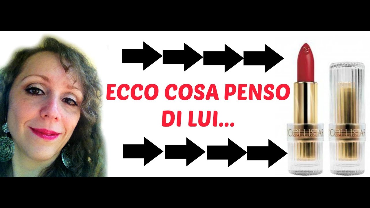 MAKE UP REVIEW:ROSSETTO ICONA ORO DI COLLISTAR #6 ROSSO ICONA - YouTube