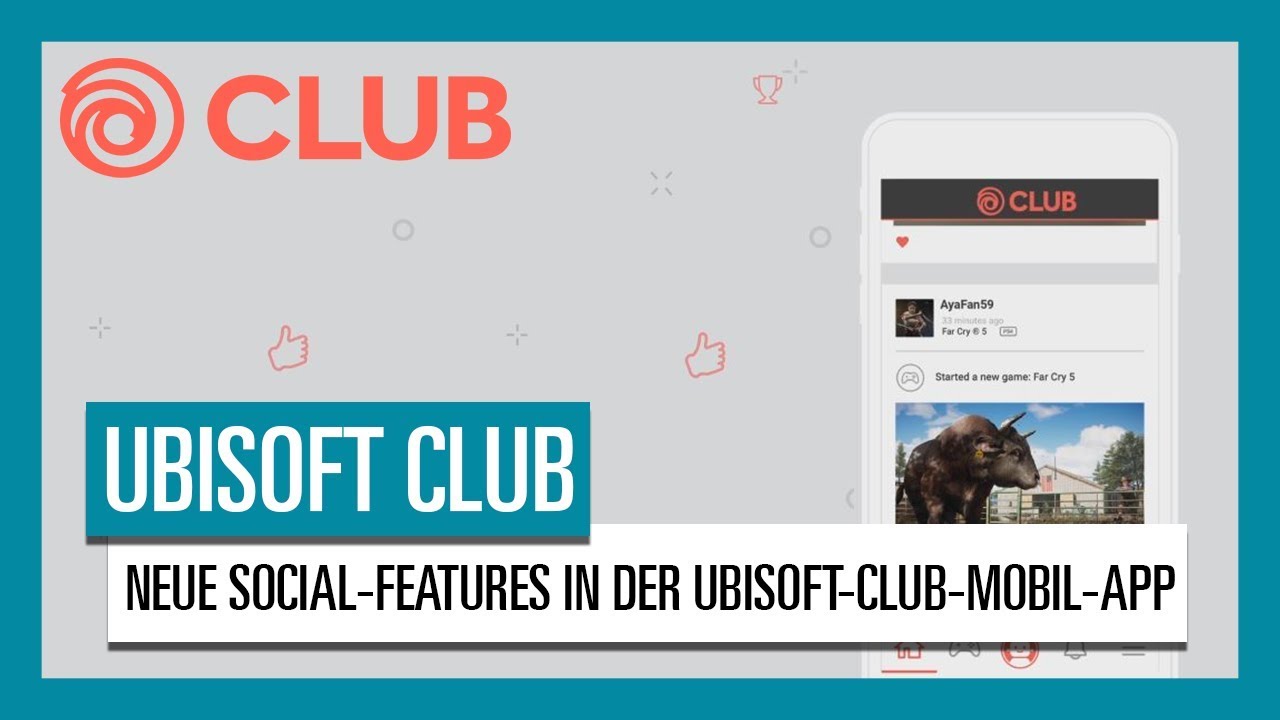 UBISOFT CLUB: NEUE SOCIAL-FEATURES IN DER UBISOFT-CLUB-MOBIL-APP - YouTube
