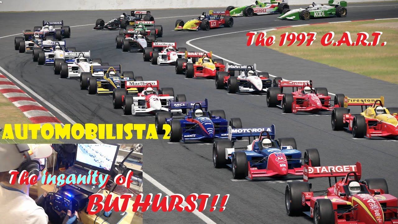 Automobilista 2 It's INSANE to race at Bathurst! The 1997 CART AI Quali ...