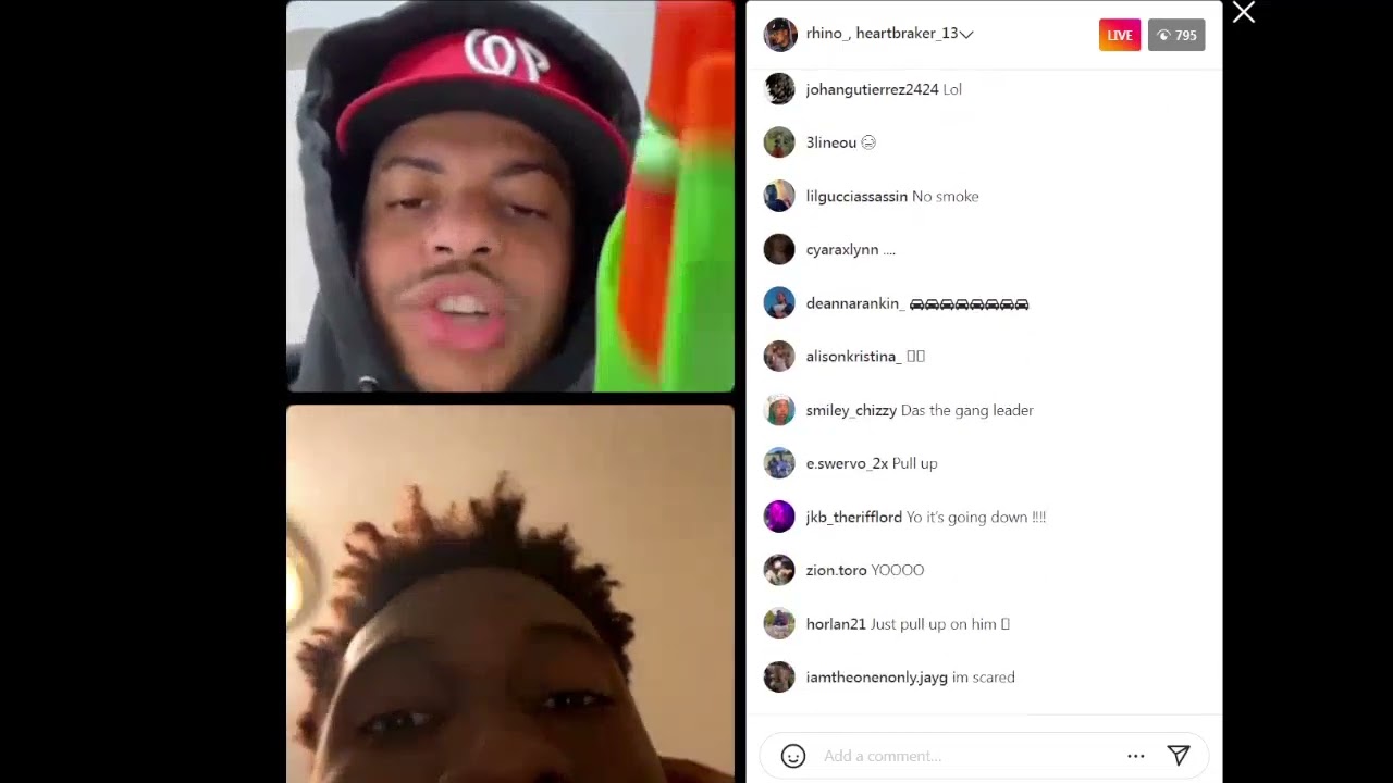 Rhino from LoveLiveServe Starts Beef With Fan Part 2 (Instagram Live ...