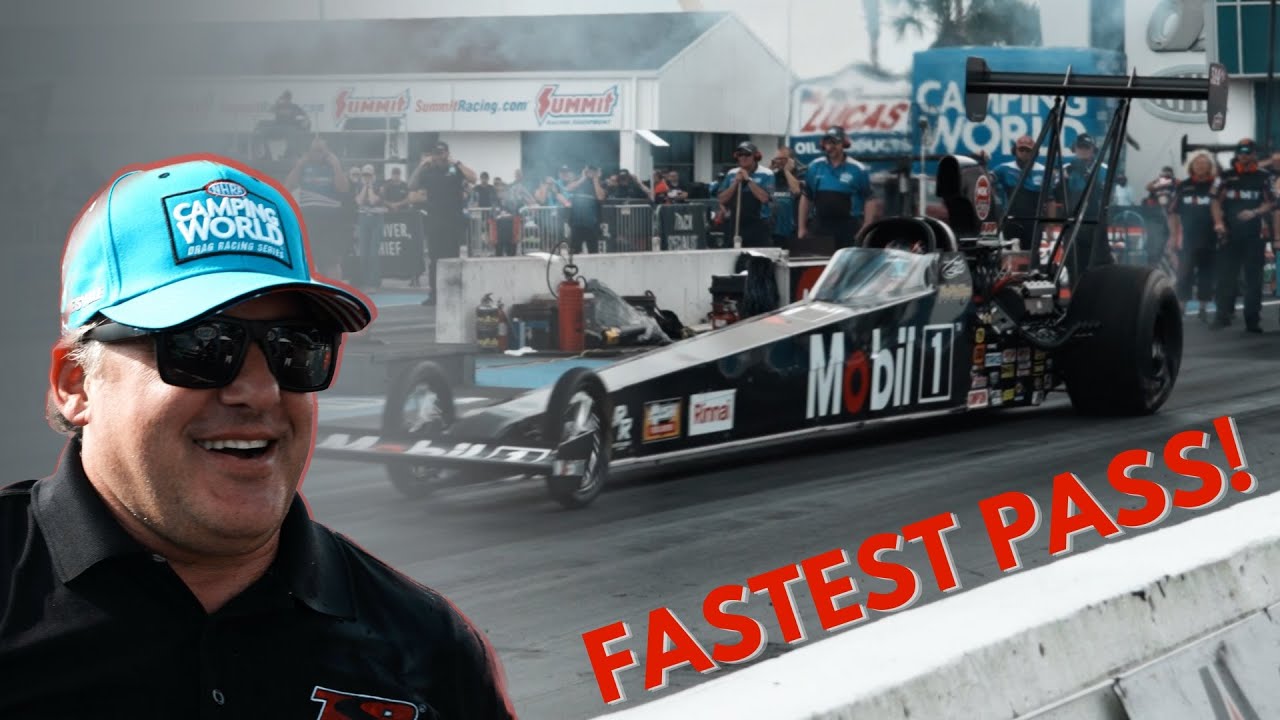 My FASTEST pass! | start to NHRA season - YouTube