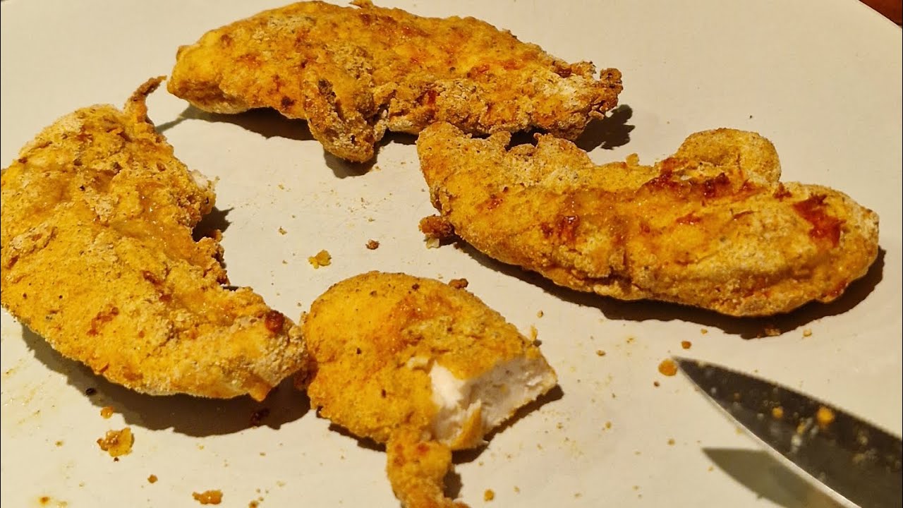 Air Fried Crispy Coated Chicken Fillets PART 1 - YouTube