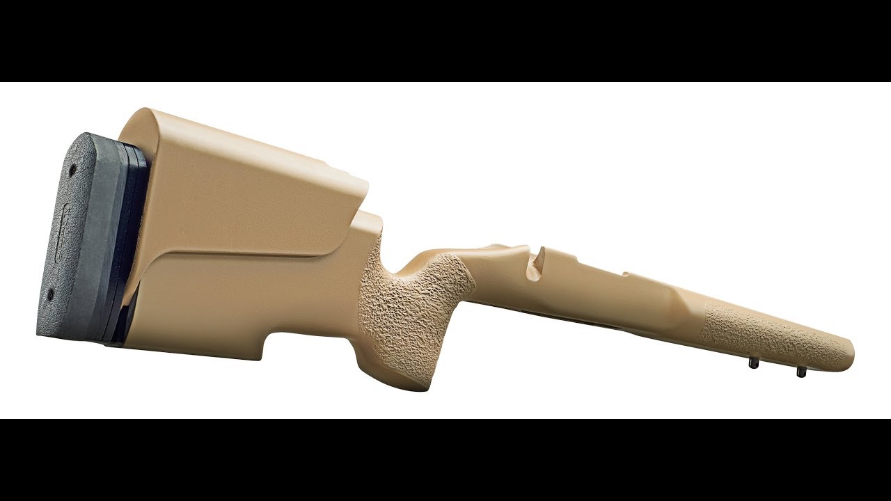 McMillan's McCubed Mc3 Legend Tactical Stock: SHOT Show 2018| Gun Talk ...