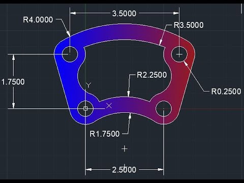 AutoCAD 2d modeling. How to use OFFSET command for making concentric circles. - YouTube