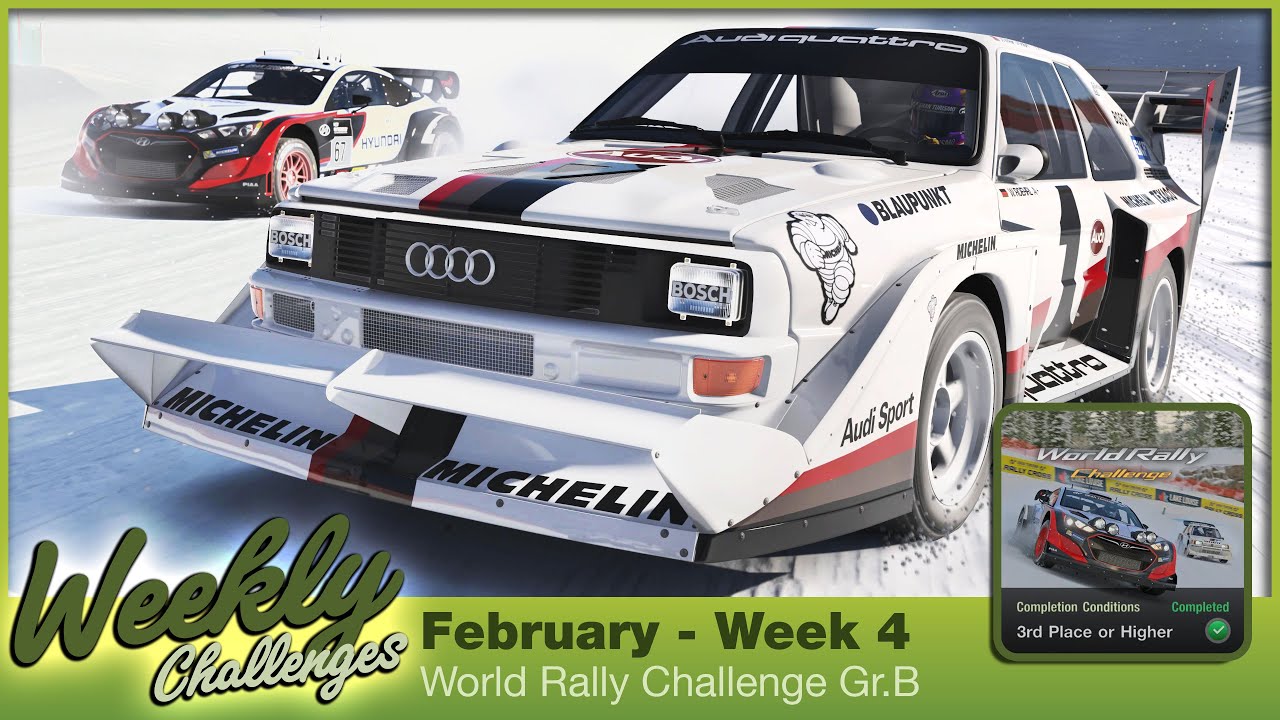 World Rally Challenge Gr.B I Weekly Challenges I February - Week 4 I ...