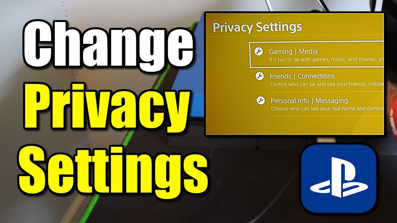 How to Change your Privacy Settings on PS4 Account (Best Method) - YouTube