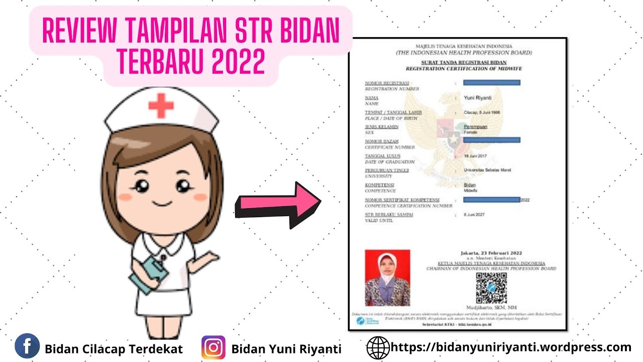 Review Tampilan STR Terbaru 2022 #STR2022 #STRBidan #STROnline # ...