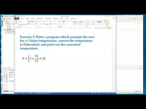 Learning Python - Exercises on Variables, expressions, and Statements Exercise 3 - YouTube