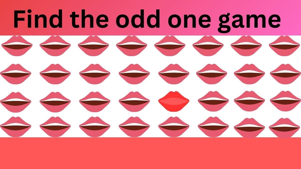 Find the odd one game | spot the difference. - YouTube