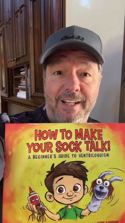 "How To Make Your Sock Talk: A Beginner's Guide To Ventriloquism" Book #shorts - YouTube