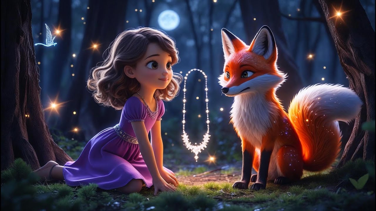 The Magic Fox | A Bedtime Story About Maya and the Lost Necklace - YouTube