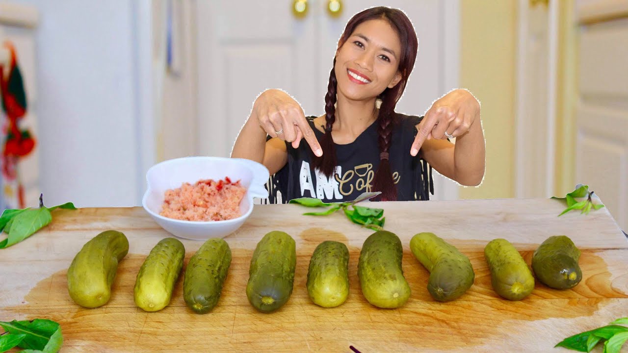 PICKLES MUKBANG | EATING SHOW - YouTube