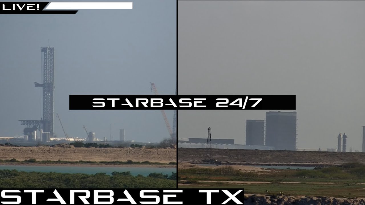 LIVE! Starbase 24/7 | Production Site - YouTube