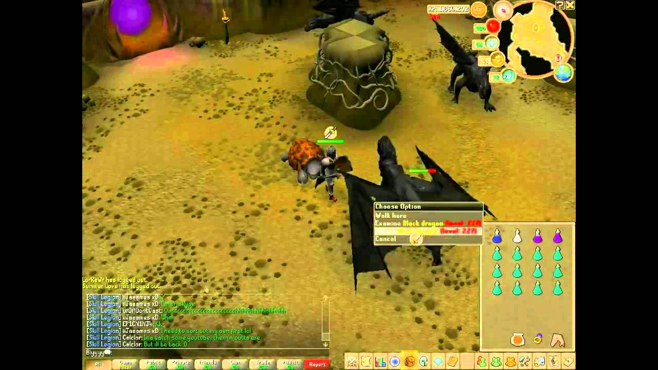 Black Dragon Melee Guide with Commentary (Evil Chicken's Lair) - YouTube