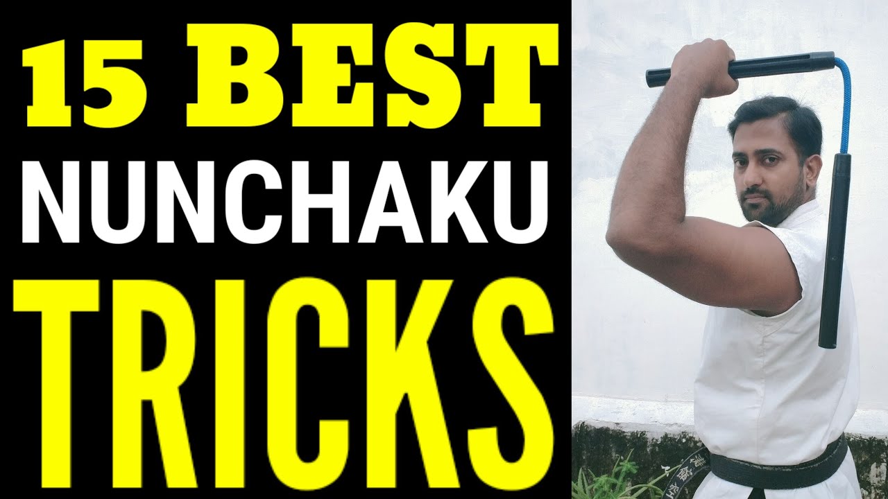 15 BEST NUNCHAKU TRICKS FOR BEGINNERS | #karatesir #nunchaku # ...