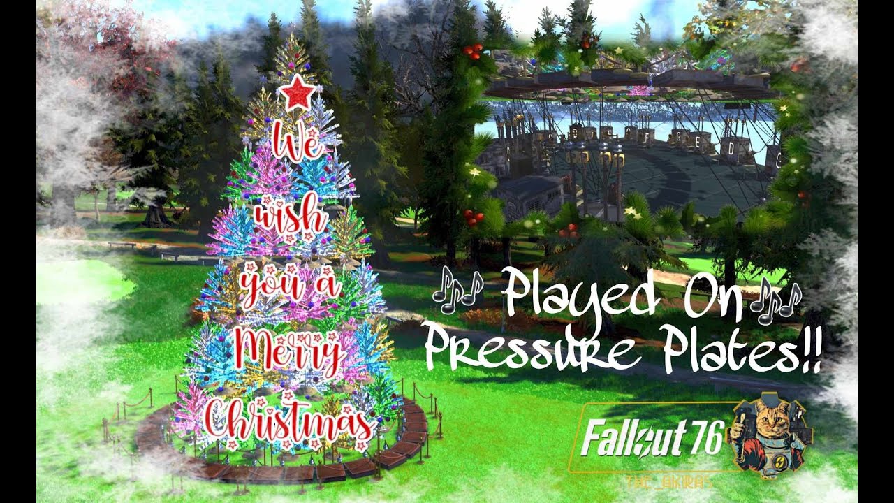 Fallout 76: Christmas Tree Plays "We Wish You A Merry Christmas". - YouTube