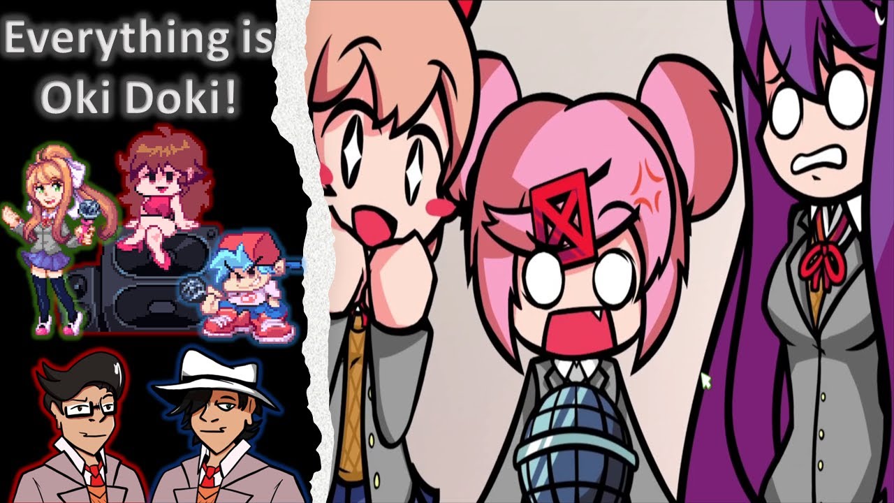 We arrive at the Doki Doki Literature Club! (Scuffed Audio Gameplay ...