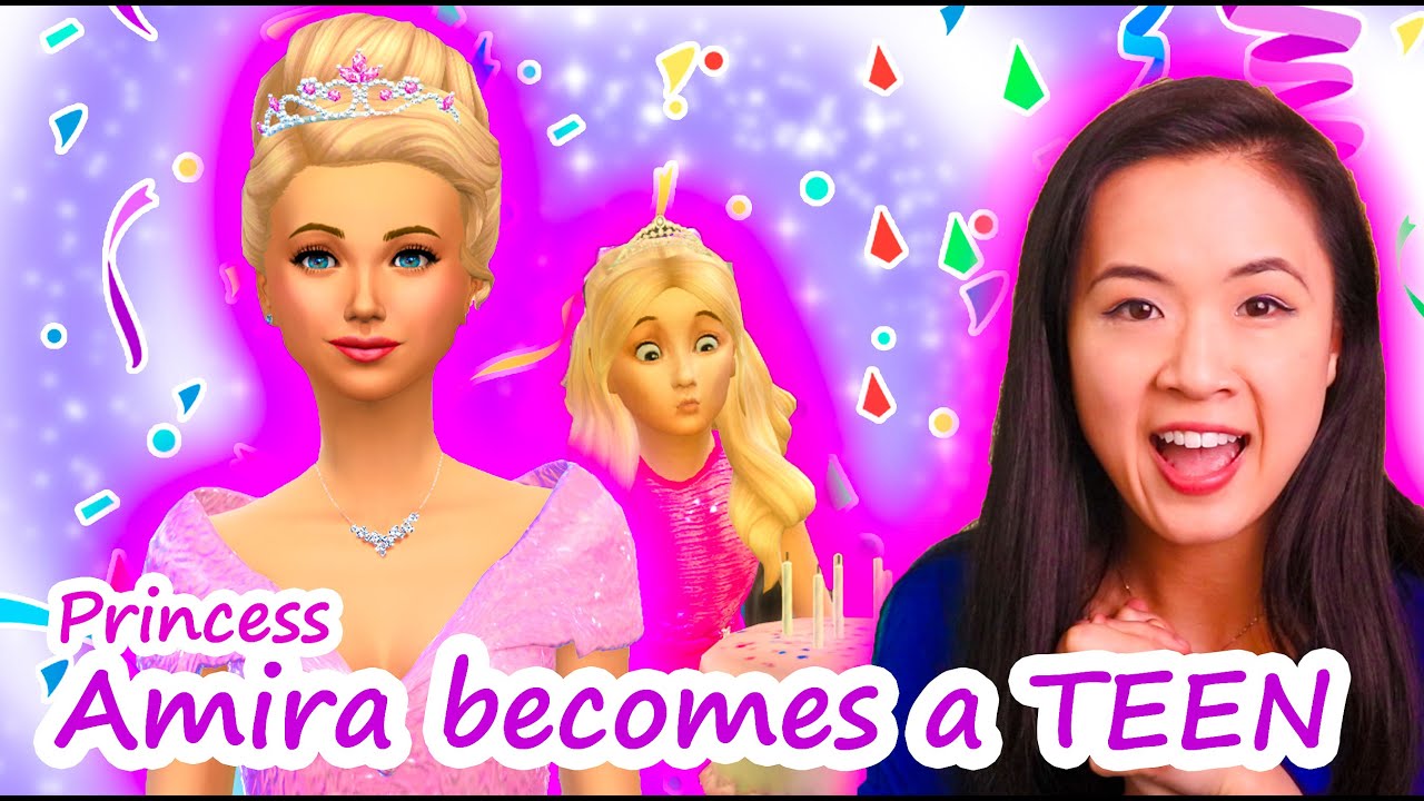 PRINCESS AMIRA BECOMES A TEENAGER | The Sims 4: The Royal Family | S1 ...