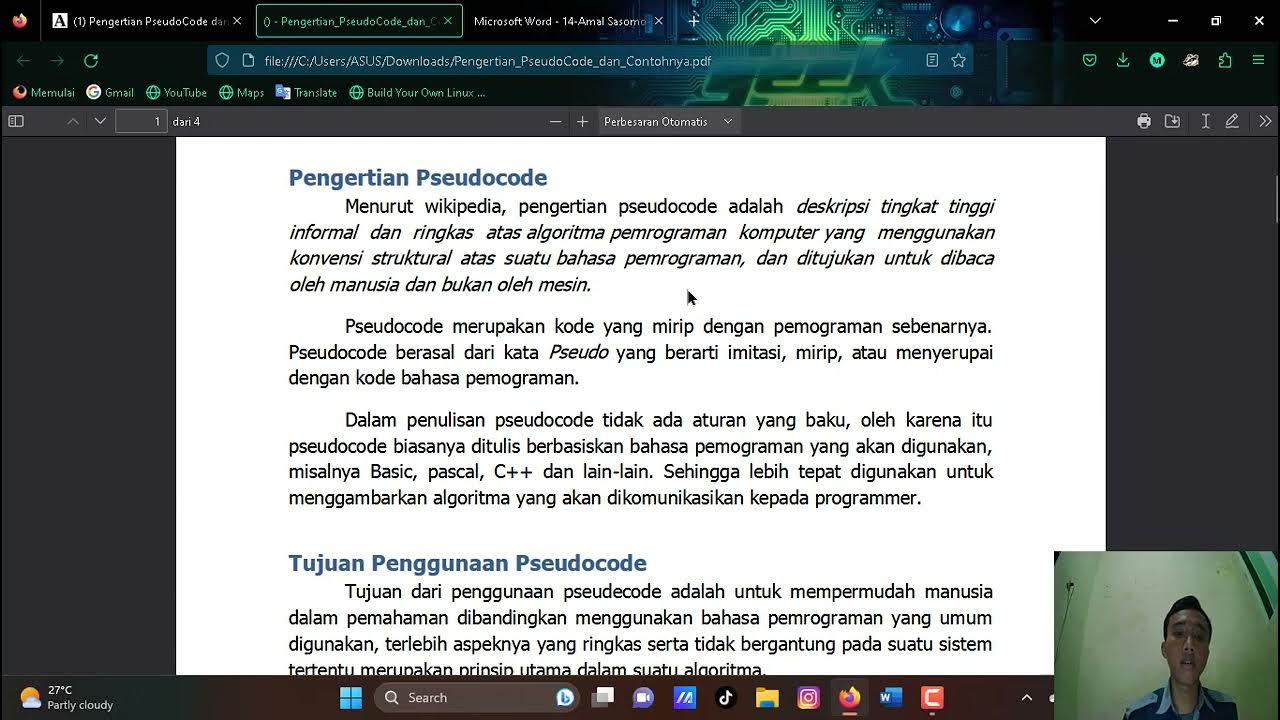 Pengertian Pseudocode | Materi SMK - YouTube