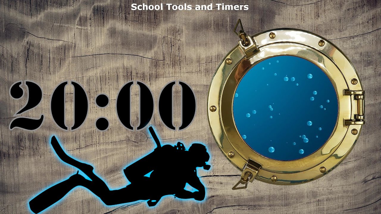 20 Minute Countdown Timer - Deep Sea Underwater Shipwreck! ⚓ - YouTube