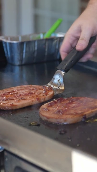 The Hungry Hussey is bringing a holiday feast to the griddle with Ham Steak & Brussels Sprouts ...