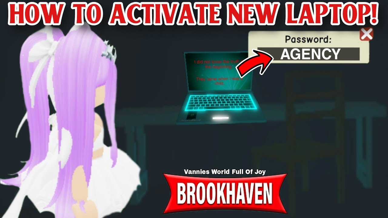 😱💻 HOW TO ACTIVATE THE NEW LAPTOP 💻😱THAT IS IN THE NEW SECRET ROOM IN ...