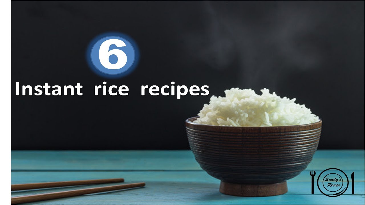 6 Instant rice recipes | Quick and easy rice recipes | Lunch Box ...
