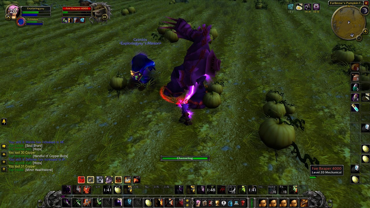 WoW Classic Demo Westfall Rare Mob Foe Reaper 4000 - YouTube