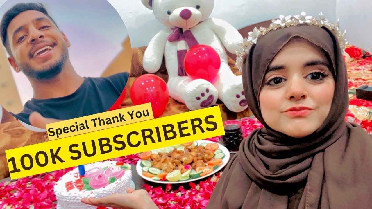 100K Subscribers || Special Thank You || Pyari Maryam - YouTube