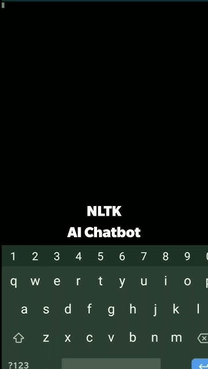 ChatBot AI code using NLTK library in python #python #shorts - YouTube