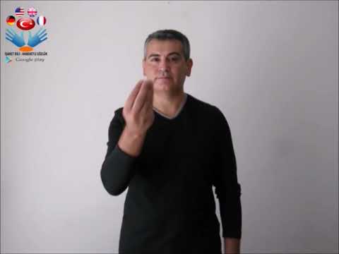 Hediye vermek - işaret dili